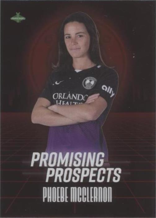 2021 Parkside NWSL - Promising Prospects Phoebe McClernon #10 Red (RC) for sale online | eBay