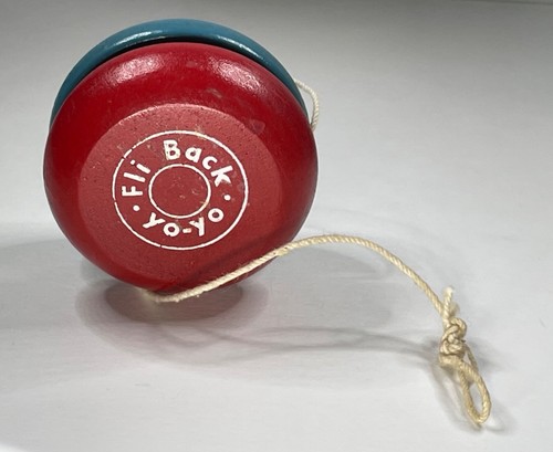 Vintage Fli-Back Yo-Yo YoYo Red & Blue With Original String — High ...