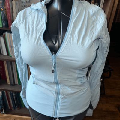 Lululemon In Flux aquamarine fitted 6 athletic jacket | eBay