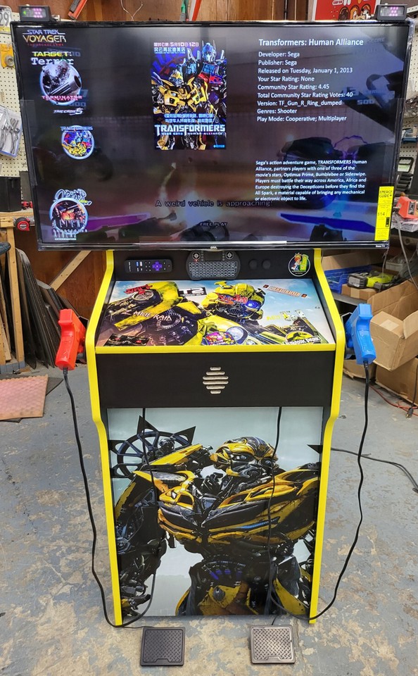 Transformers MULTICADE SHOOTER Arcade Game Multi Full Size NEW 240 ...
