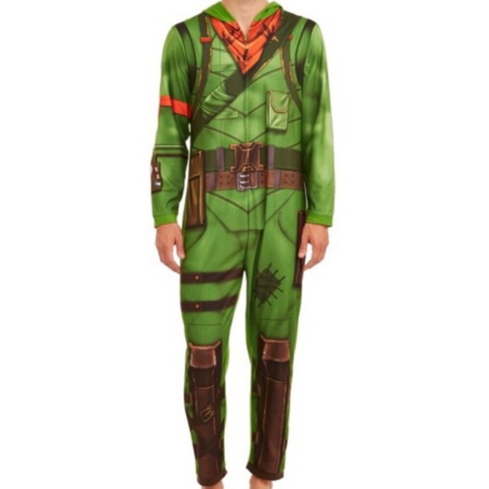 Halloween Rex Fortnite Men's Lounge Union Suit XL - Gem