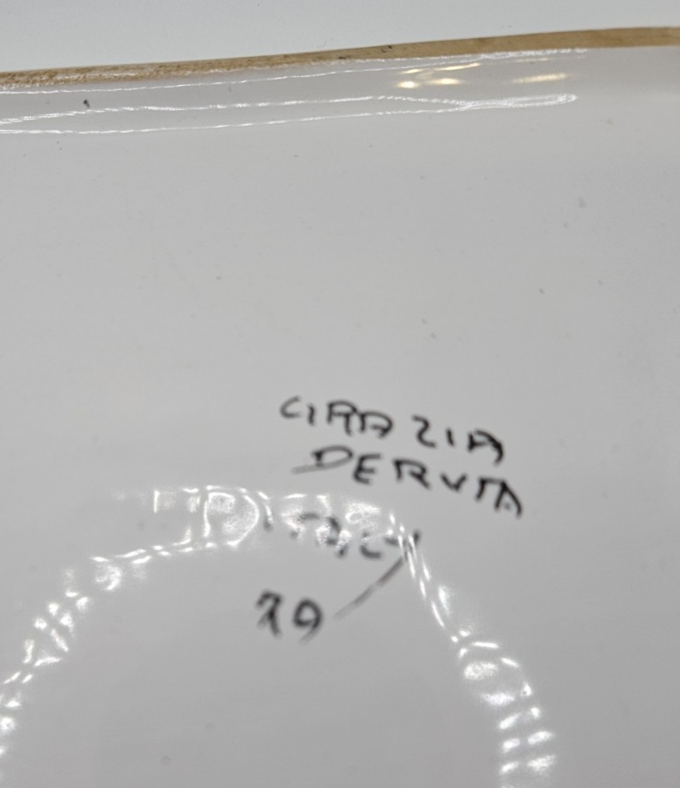 Vintage Grazia Deruta 79 Divided Serving Plate from Italy with ...