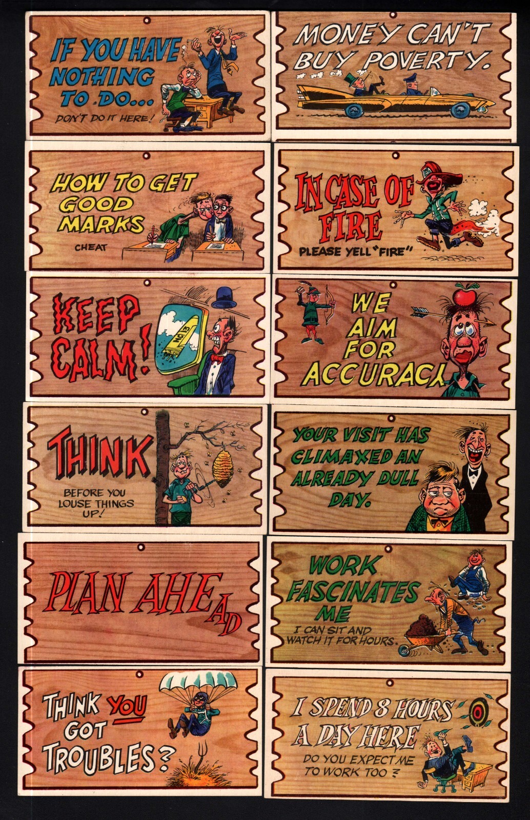 1959 Topps Wacky Plaks Complete Set of 88 Mostly EXMT or Better | eBay