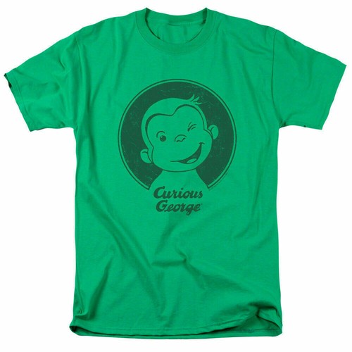 Curious George Classic Wink T Shirt Mens Licensed Cartoon Merchandise ...