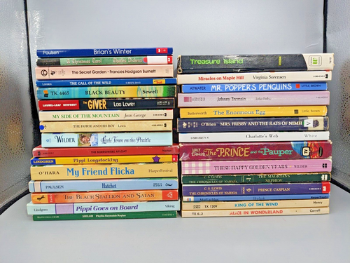 Childrens Classics Lot of 30 Books Novels Bulk Wholesale Vintage ...