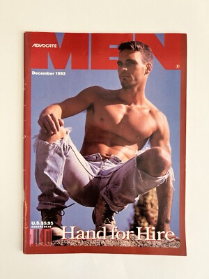 Advocate Men Dec 1992, Gay Magazine, PlayGirl, Black Inches, Honcho ...