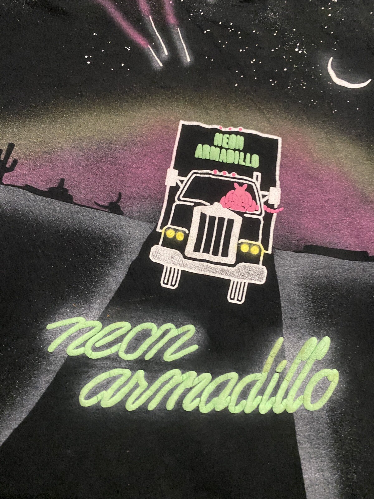 Disney T-Shirt, Neon Armadillo, 1989-1998 vintage L Neon Armadillo ...