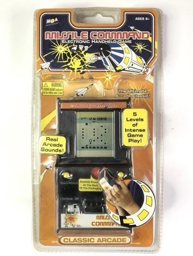 MISSILE COMMAND Miniature Arcade Pocket Game Handheld Electronic MGA ...