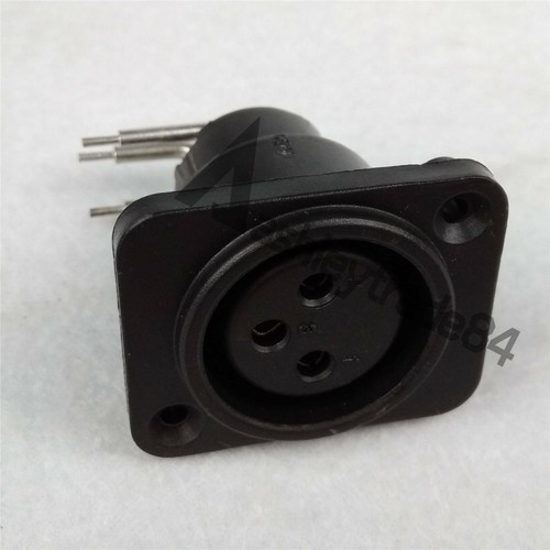 1PCS XLR 3 Pin Panel Mount Female Chassis Socket Connector #W8 | eBay