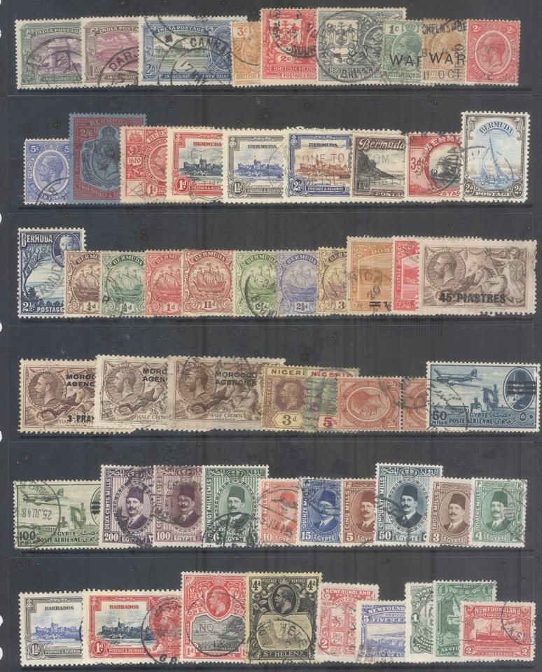 COMMONWEALTH GV USED COLLECTION, x2 hagner sheets (#299) | eBay UK