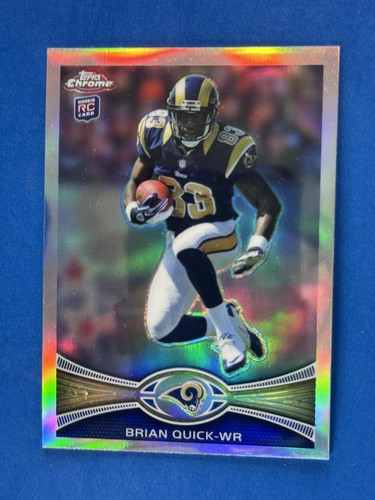 2012 Topps Chrome Refractors #99 Brian Quick St. Louis Rams | eBay