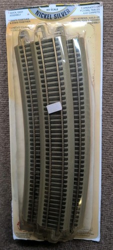 HO Bachmann EZ Track curved track 5-pack in original package (lot 1649 ...