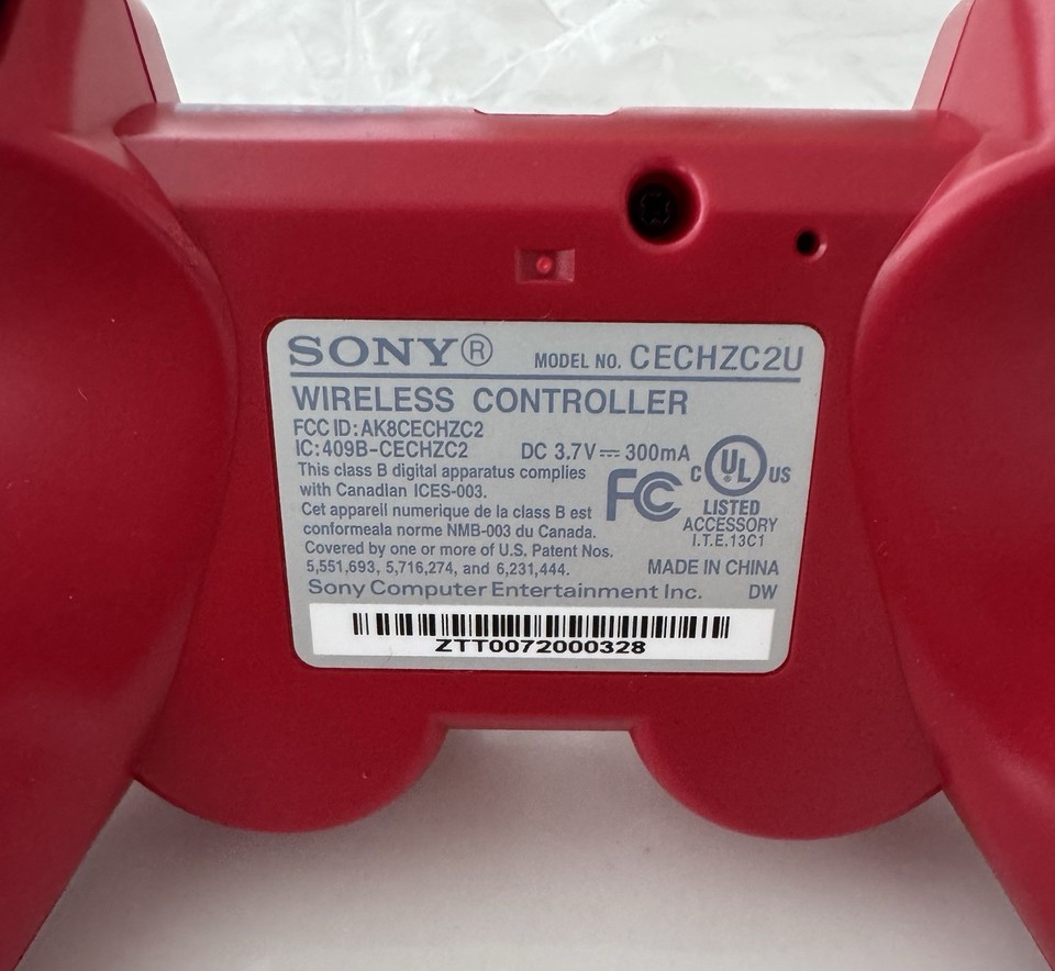 Sony DualShock 3 Controller OEM Deep Red CECHZC2U for PS3 | eBay