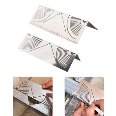 Scriber Marking Line Ruler Metal Marking Tool Angle ARC Marking Tool ...
