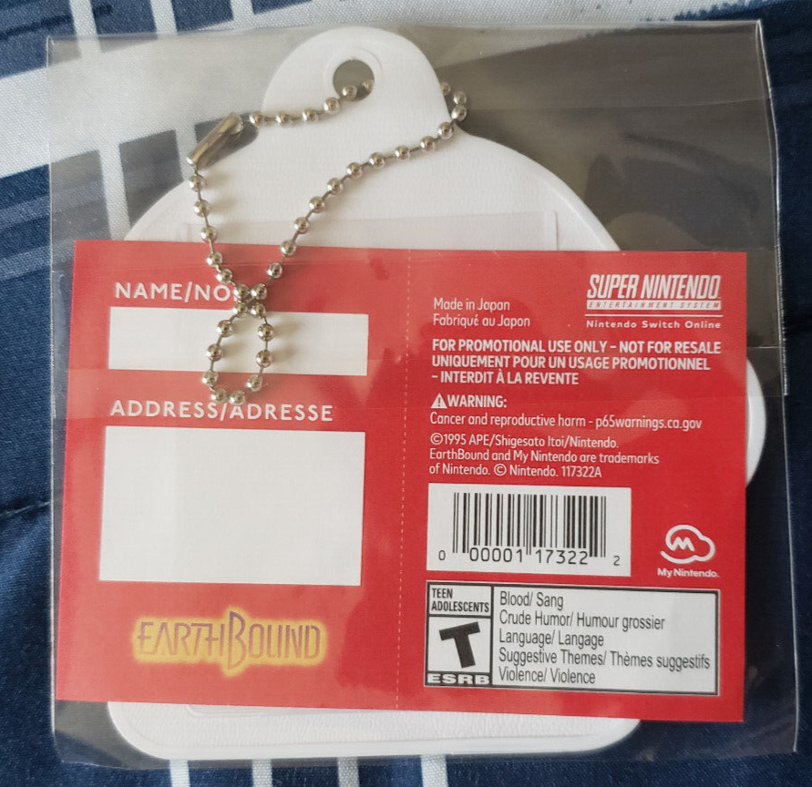 My+Nintendo+EarthBound+Phase+Distorter+Luggage+Tag for sale online | eBay