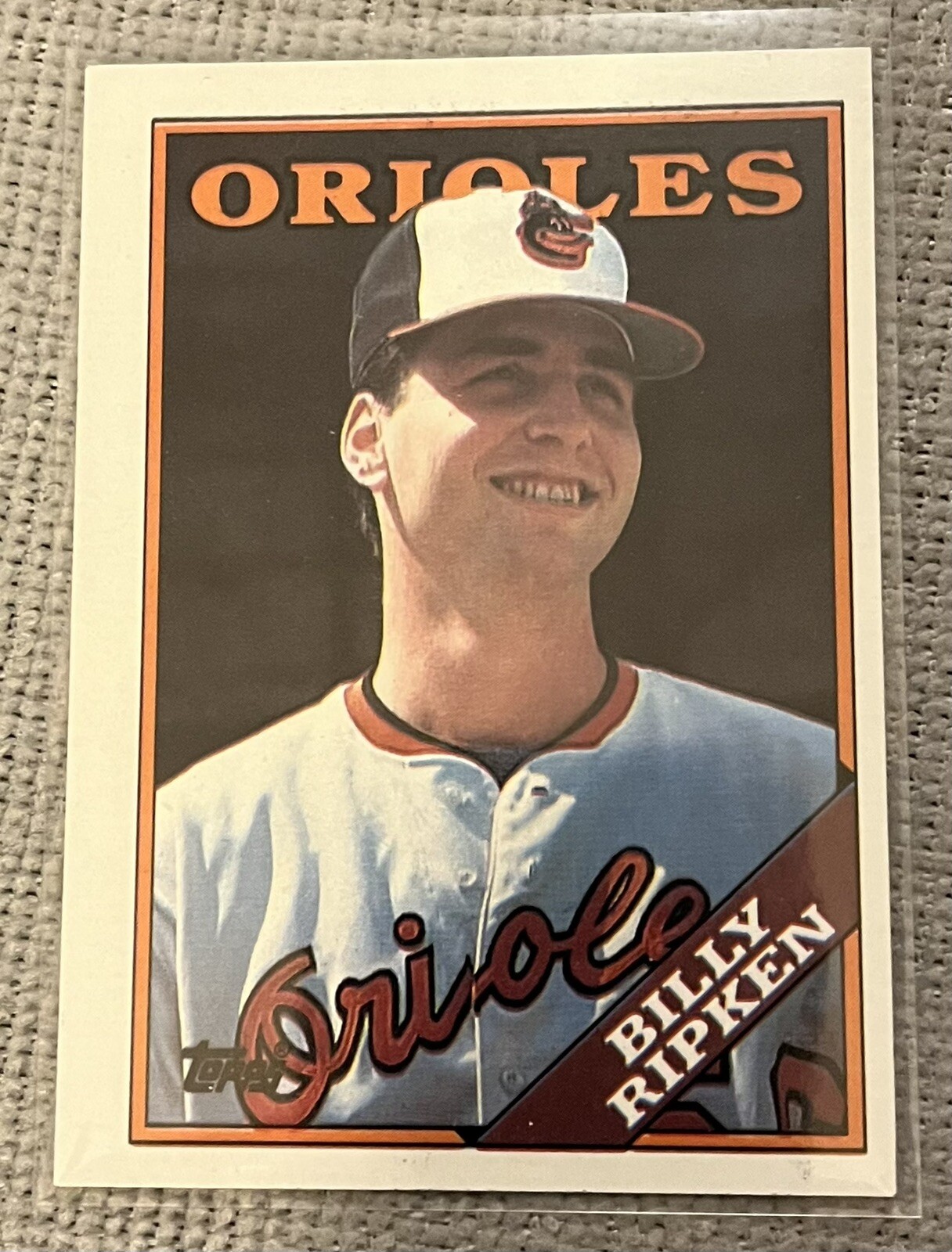 Baseball Card Billy Ripken Orioles Topps 1988 # 352 | eBay