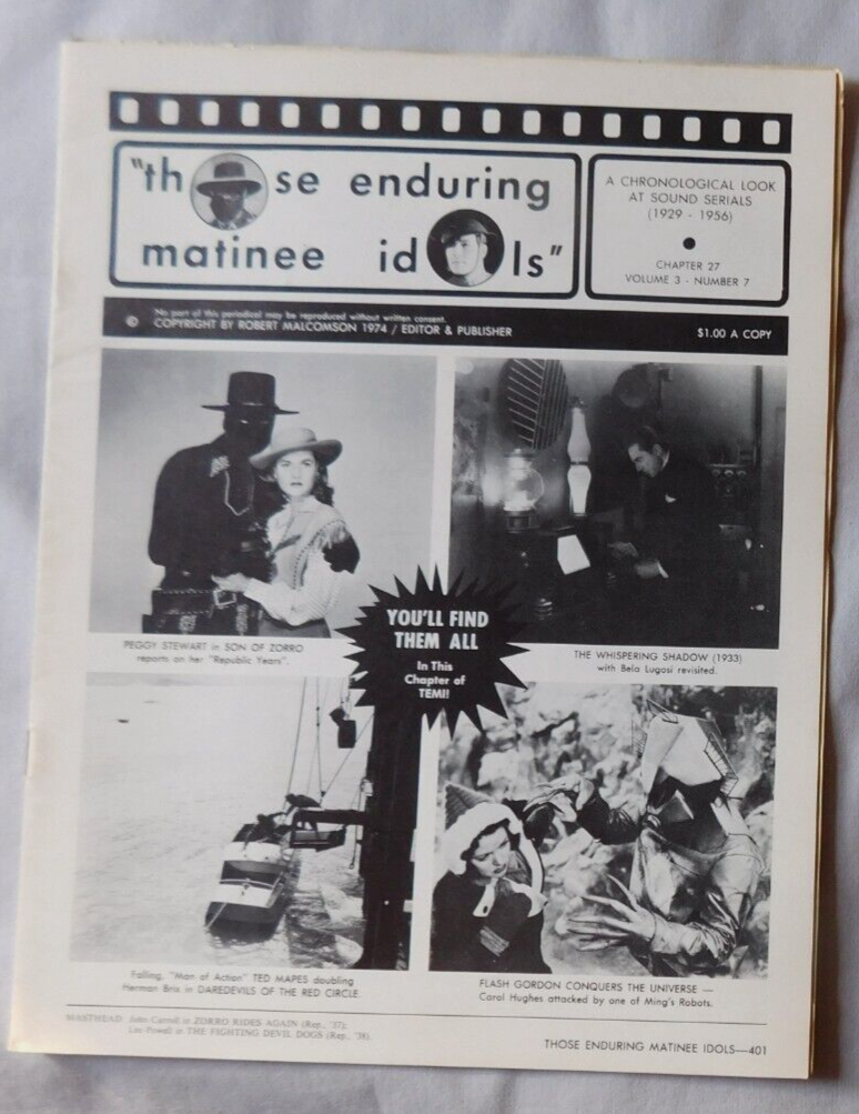 Those Enduring Matinee Idols 1974 Chapter 27 Vol 7 #7 | eBay