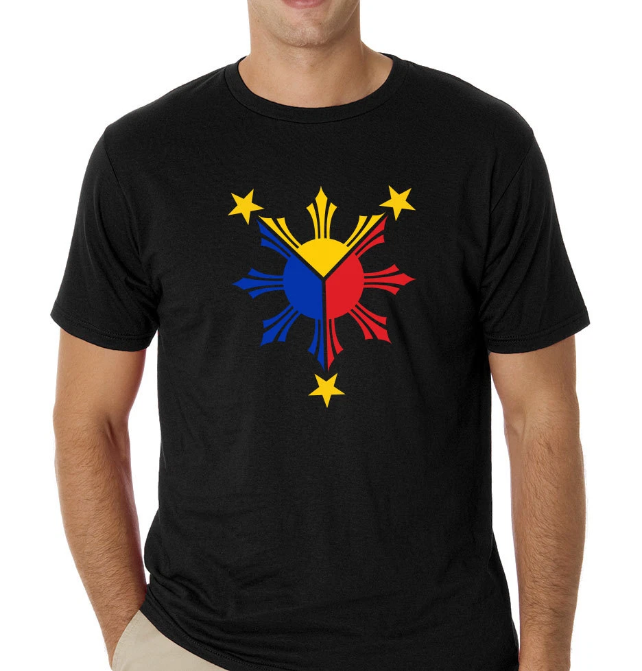 Philippines filipino pinoy t-shirt w/ Unique Philippine Flag theme colors