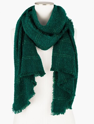 [Talbots] Metallic Windowpane Wrap - Highland Green - New - Released ...