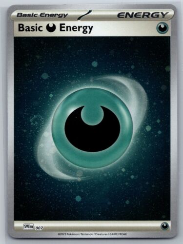 NM Basic Darkness Energy SVE 007 Cosmo Holo Scarlet & Violet 151 ...