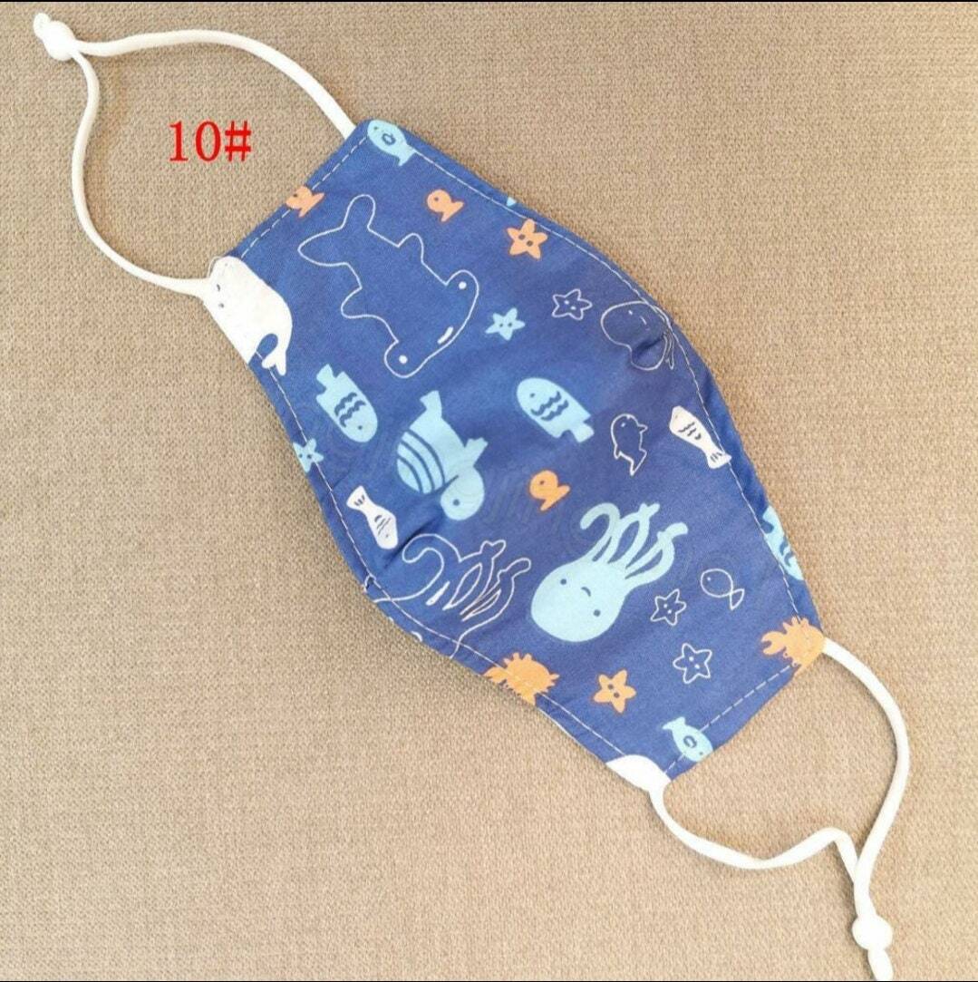 Kid Masks Cotton 2 Layer Machine Washable kids mask multi pack child ...