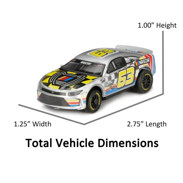 @ Adventure Force 1:64 RC NASCAR Nano Racer Car Complete Set: #53 #63 ...
