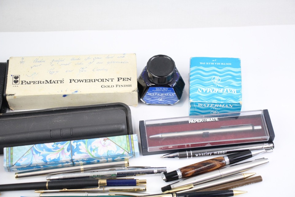Writing Instruments Assorted Inc Fountain Pens Ballpoint Biro ...