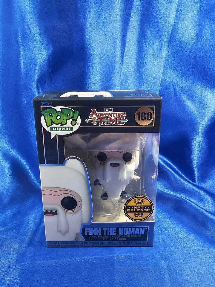 #180 Funko Pop Digital Adventure Time Finn The Human N.F.T Grail 999PCS ...