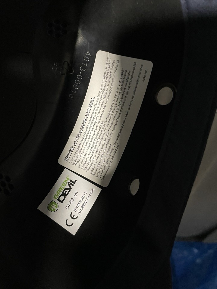 Safety Bump Cap Baseball Hat Style Lightweight Head Protection Cap Hard ...