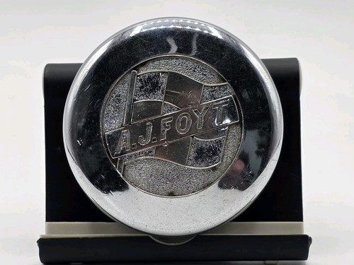 AJ Foyt A.J. Foyt Wheels Custom Chrome Wheel Center Cap Rare | eBay