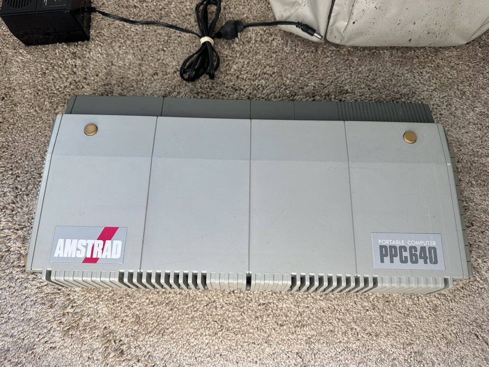 AMSTRAD PPC 640 Vintage Portable Computer | eBay