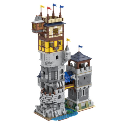 Medieval Tower Keep Castle of the Two Towers Model 2026 Pieces MOC ...
