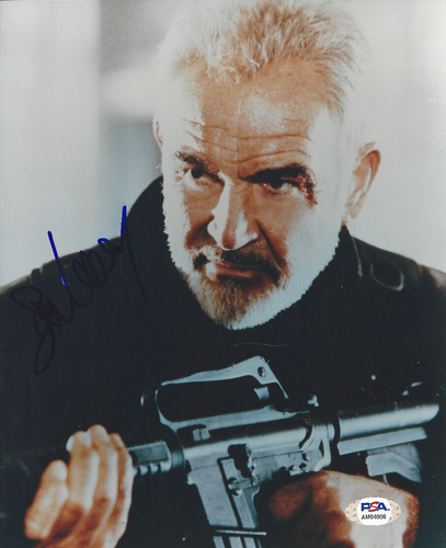 James Bond Sean Connery autographed 8x10 photo PSA DNA Letter Certified ...
