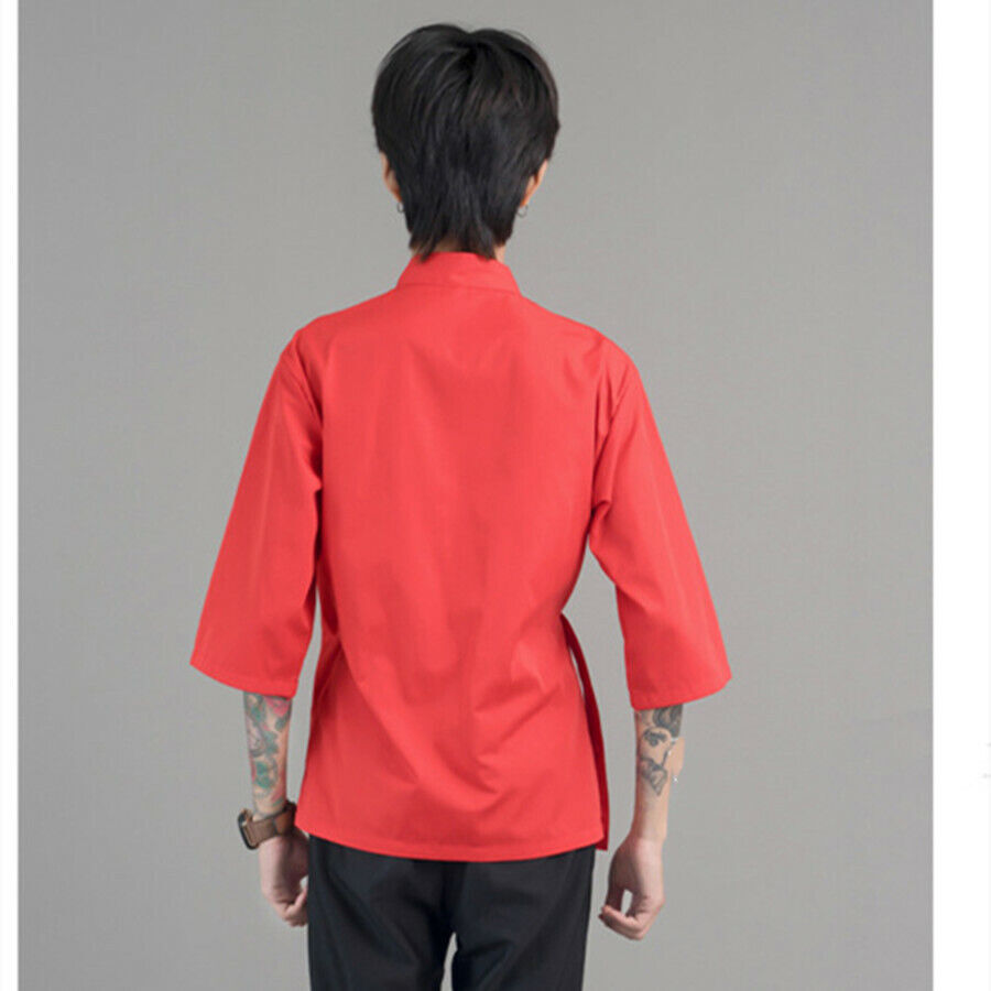 Happi Sushi Chef Coat Serving Short Kimono Sushi Chef Jacket Hotel ...