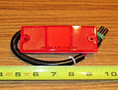 RED LED MARKER, clearance LIGHT 12v. REPLACES DIALIGHT ~ GILLIG, COACH ...
