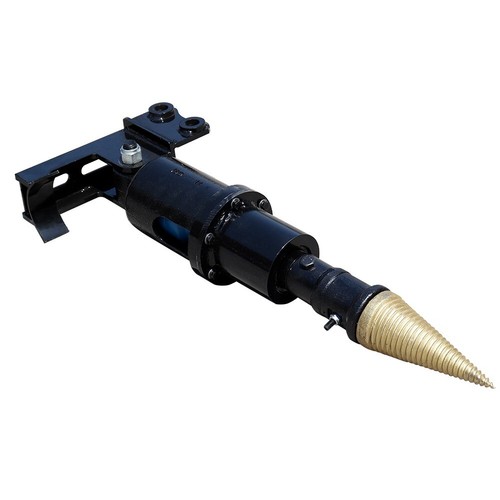 wood splitter screw cone hydraulic log splitter for excavator | eBay