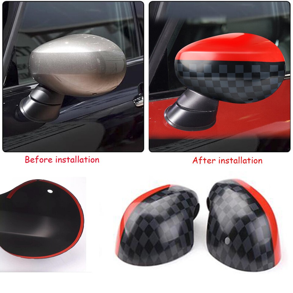 For MINI Cooper F54 F55 F56 F60 2020-2024 JCW Style Side Mirror Cover ...