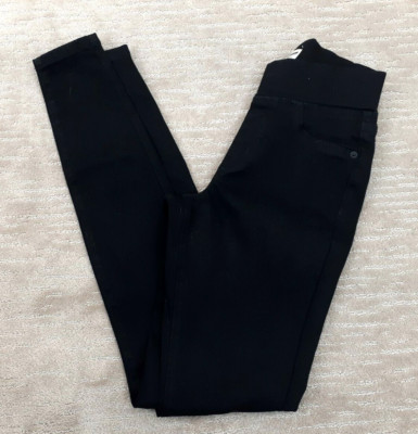 Universal Thread Denim Womens Size 0/25L Black High Rise Pull On ...