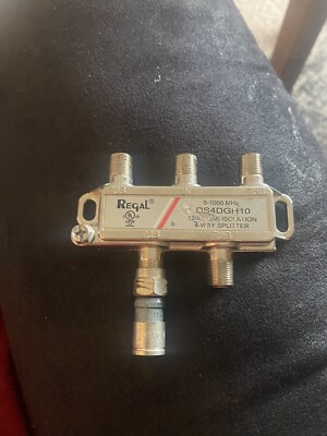4 way splitter Regal 5-1000 MHz DS4DGH10 | eBay