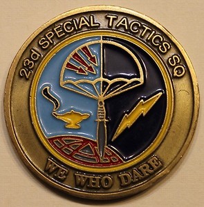 23rd Special Tactics Squadron Pararescue PJ Air Force Challenge Coin | eBay