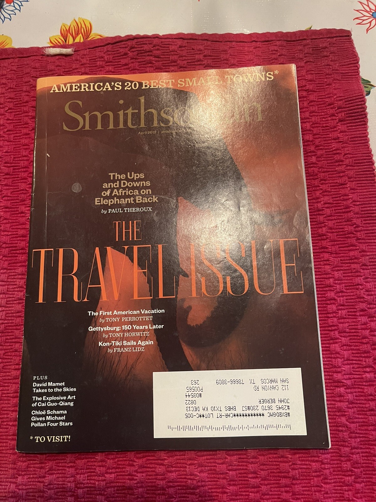 Smithsonian Magazine vol 44 April 2013 ~ The Travel Issue WHH Murray ...