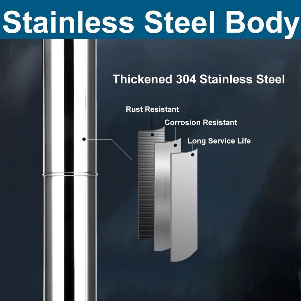 3inch 3/4 HP Deep Well Submersible Pump 110V 13 GPM 247 ft MAX 60Hz ...