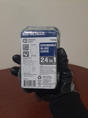 Commercial Electrc 1-Gang Extra Duty Non Metallic Low Profile While-In ...