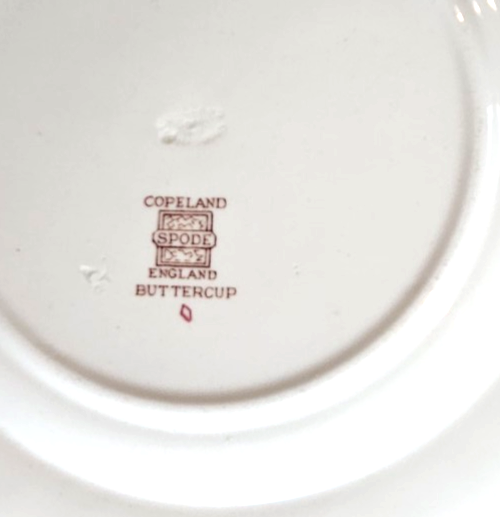 Spode Copeland China BUTTERCUP (Older Backstamp) Set of 7 Luncheon ...