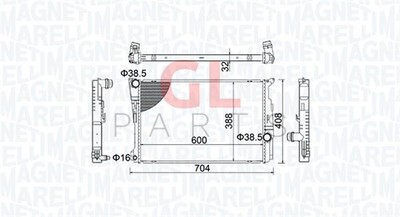 FOR BMW X3 F25 2010-2014 Radiator Engine Cooling 17117593843 New | eBay