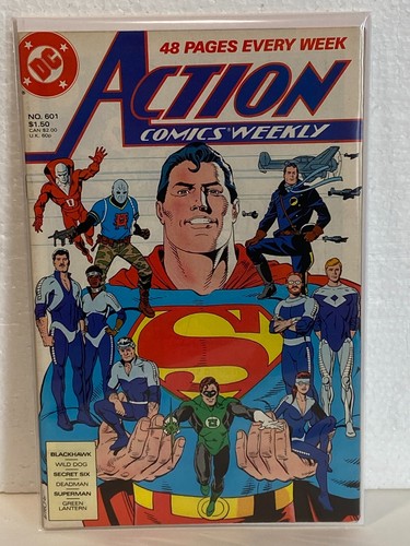 DC ACTION COMICS WEEEKLY 10pcs 601, 602, 603, 604, 608, 622, 626, 628, 629, 639 | eBay