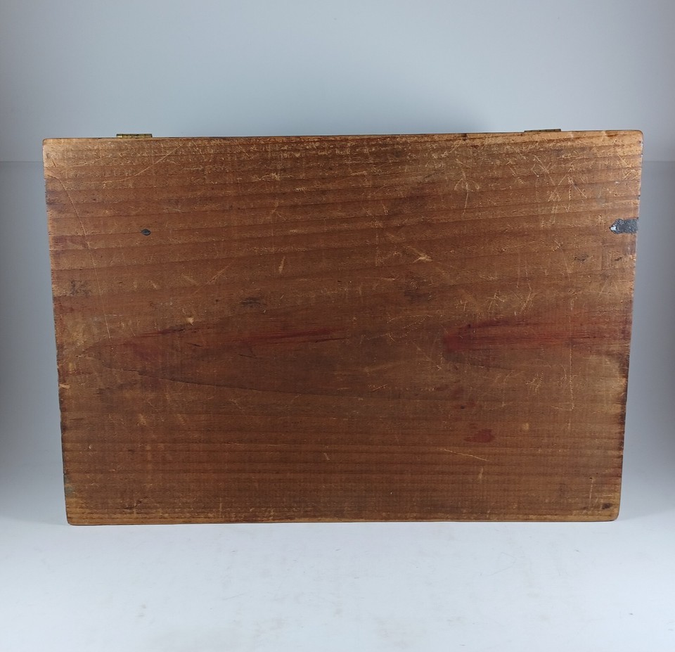 Antique Wood Travel Writing Lap Desk Document Box | eBay