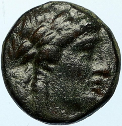 KING ANTIOCHUS II Seleucid Authentic Ancient Greek Coin TRIPOD Anchor ...