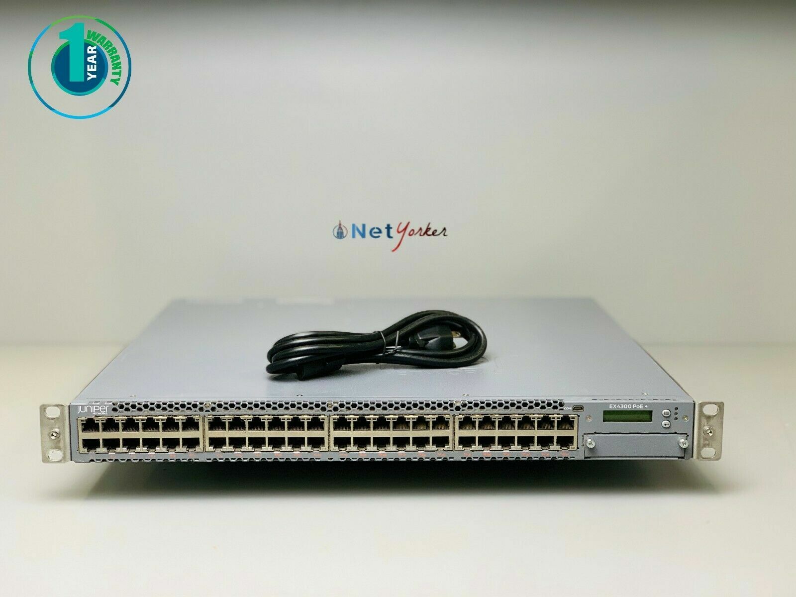 Juniper EX4300-48P 48 Port PoE Gigabit Network Switch - COMES WITH DUAL ...