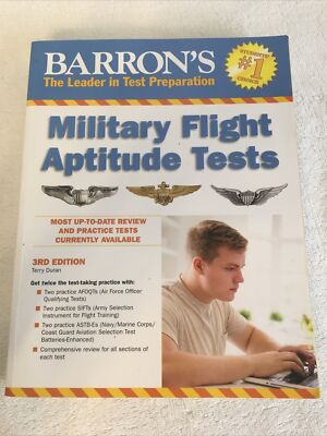 Barron's Military Flight Aptitude Tests by Terry Durran 2014 Paperback ...